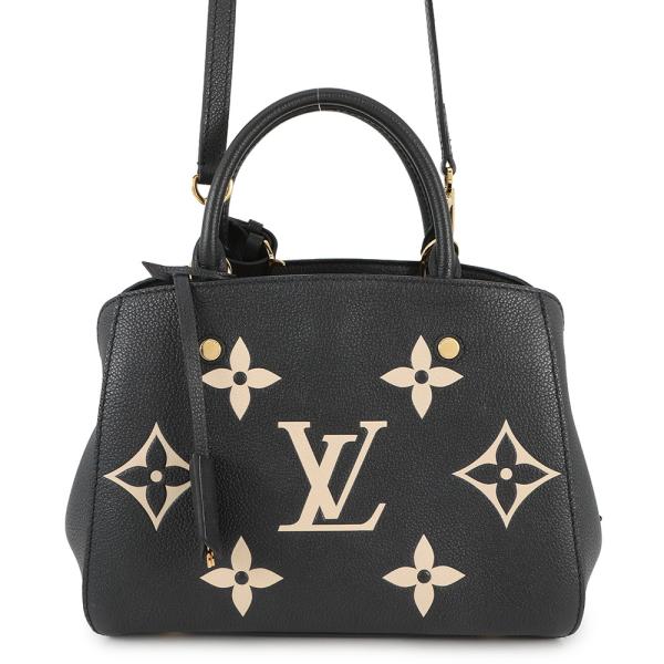 ルイヴィトン ハンドバッグ モノグラム・アンプラント モンテーニュBB M45778 LOUIS VUITTON 2way 黒 ブラック[取扱店舗]神戸元町店[管理番号]10921357[ランク]中古A[ブランド]ルイ・ヴィトン（LOUIS...