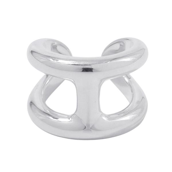 エルメス リング オスモズGM Osmose SV925シルバー リングサイズ53 HERMES ジュエリー 指輪[取扱店舗]東心斎橋店[管理番号]10958049[ランク]中古S[ブランド]エルメス（HERMES）[状態]表面/スレ専用ケ...