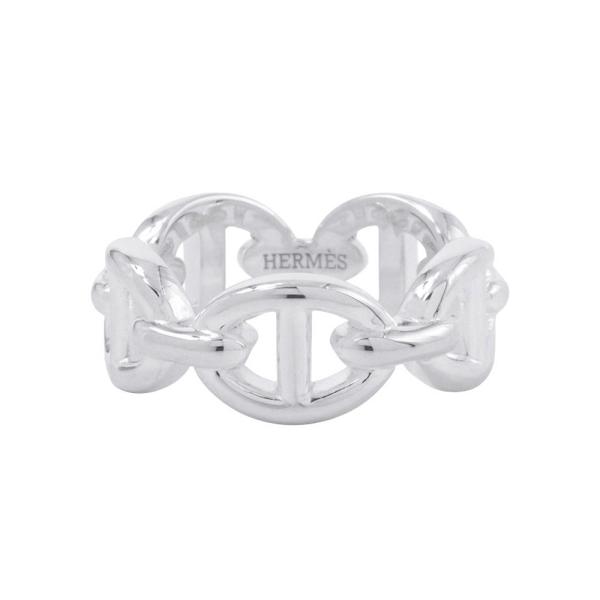エルメス リング シェーヌダンクル アンシェネPM Enchainee SV925シルバー リングサイズ47 HERMES ジュエリー[取扱店舗]青山表参道店[管理番号]10984789[ランク]未使用[ブランド]エルメス（HERMES）[...