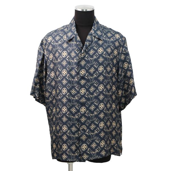 ルイヴィトン トップス オープンカラーシャツ シルク メンズサイズL HPS34W LOUIS VUITTON 半袖  23AW[取扱店舗]神戸元町店[管理番号]11036432[ランク]中古S[ブランド]ルイ・ヴィトン（LOUIS VUI...