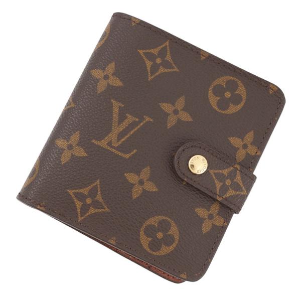 ルイヴィトン 二つ折り財布 モノグラム コンパクトジップ 旧型 M61667 LOUIS VUITTON ヴィトン 二つ折り財布[取扱店舗]倉庫在庫[管理番号]11219101[ランク]中古A[ブランド]ルイ・ヴィトン（LOUIS VUIT...