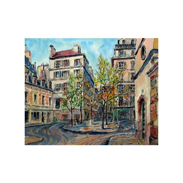 画寸サイズ　41×52 cm シルクスクリーン　自筆サイン新品額にお入れしてのお渡しとなります。キャンビエ　略歴Pierre-Eugene CAMBIER1914年、パリ郊外モントレイユに生まれる。1934年、パリA・R・Cスクールにて絵画...