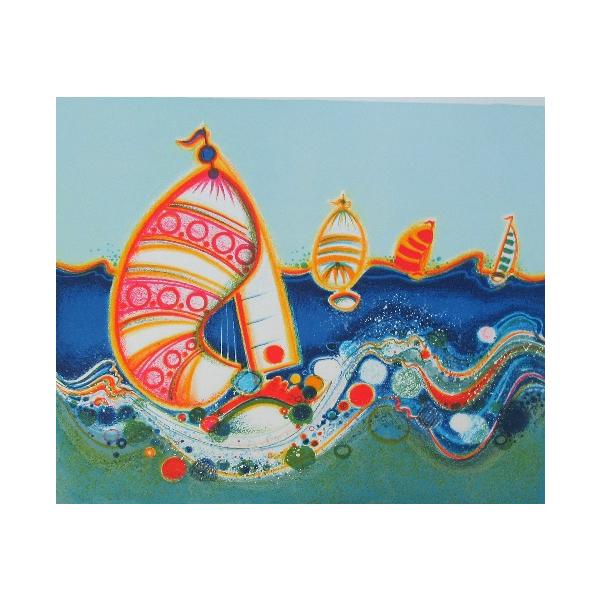 画寸サイズ　47×58 cm リトグラフ　　自筆サイン新品額にお入れしてのお渡しとなります。マンギー　略歴Frederic MENGUY1927年　パリに生まれる。パリ市美術講座にて絵画を学ぶ。1953年　デッサン教師の免許取得。サロン・ド...