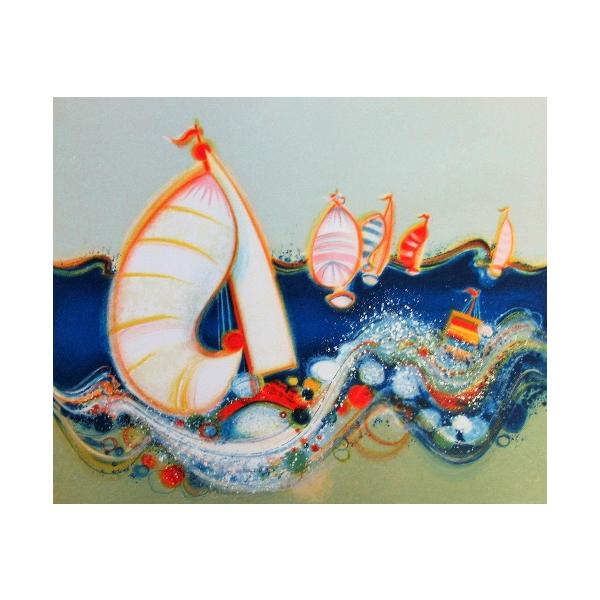 画寸サイズ　47×58 cm リトグラフ　　自筆サイン新品額にお入れしてのお渡しとなります。マンギー　略歴Frederic MENGUY1927年　パリに生まれる。パリ市美術講座にて絵画を学ぶ。1953年　デッサン教師の免許取得。サロン・ド...