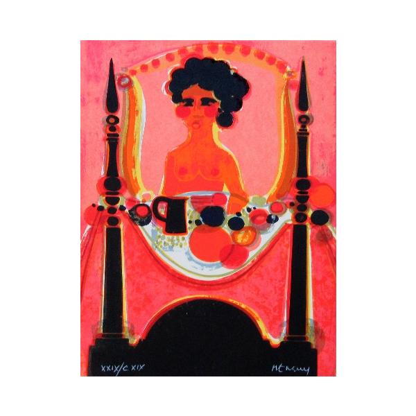 画寸サイズ　56×42 cm リトグラフ　　自筆サイン新品額にお入れしてのお渡しとなります。マンギー　略歴Frederic MENGUY1927年　パリに生まれる。パリ市美術講座にて絵画を学ぶ。1953年　デッサン教師の免許取得。サロン・ド...