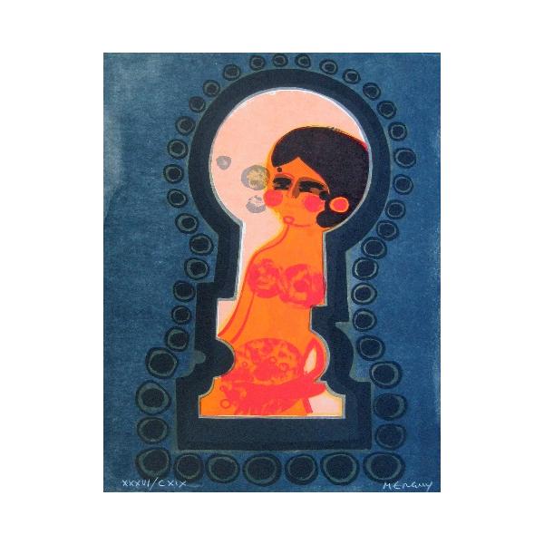 画寸サイズ　56×42 cm リトグラフ　　自筆サイン新品額にお入れしてのお渡しとなります。マンギー　略歴Frederic MENGUY1927年　パリに生まれる。パリ市美術講座にて絵画を学ぶ。1953年　デッサン教師の免許取得。サロン・ド...