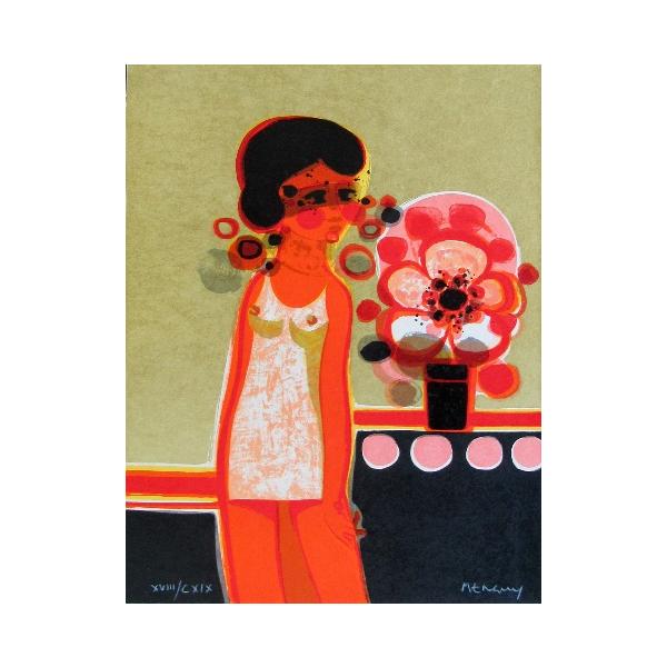 画寸サイズ　56×42 cm リトグラフ　　自筆サイン新品額にお入れしてのお渡しとなります。マンギー　略歴Frederic MENGUY1927年　パリに生まれる。パリ市美術講座にて絵画を学ぶ。1953年　デッサン教師の免許取得。サロン・ド...