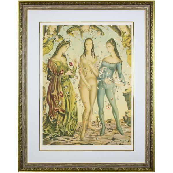 フランスにおいて最も有名な日本人画家、藤田嗣治。日本画の技法を油彩画に取り入れた独特な表現で西洋画壇の絶賛を浴びました。エコール・ド・パリの代表的な画家です。ギリシャ神話に登場する三美神は《魅力》《美貌》《想像力》を司っており藤田が好んで描...