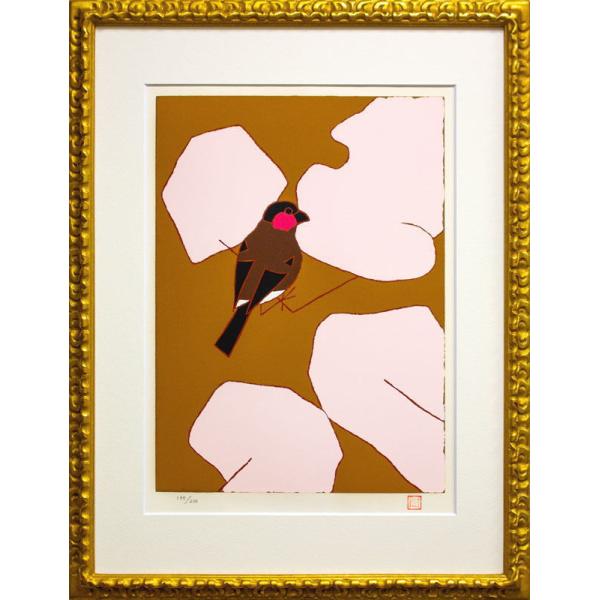 「画壇の仙人」と称され、晩年の30年間を自宅の庭に生きる虫や花を見つめて過ごした熊谷守一。本作「桜」は、独自の様式美が見事に表現された、春の訪れを感じさせる名作です。【熊谷守一】　1880　岐阜県恵那郡付知村に生まれる　1900　東京美術学...