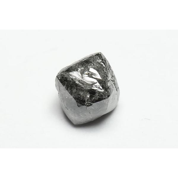 0.91ct　強い輝きを持つ八面体結晶のダイヤモンド原石です。お手頃価格にて販売させていただきます。コンゴ産※大きさは3枚目画像をご参考ください。(1目盛り1mm)