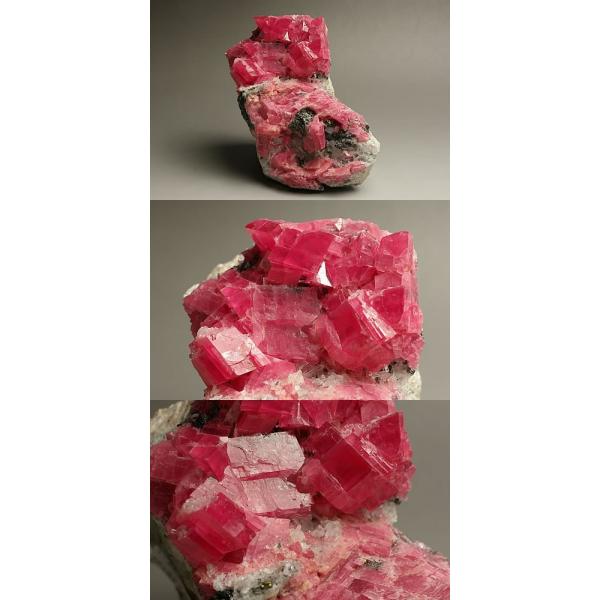 こちらもスウィートホーム鉱山産です。上部の透明な部分と下部の濁った部分が対照的な標本です。上部の結晶はもちろん宝石質です。Sweet Home Mine,Alma,Colorado サイズ 12.0×10.4×8.1cm