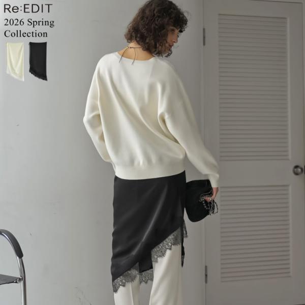 【発売日：2026年01月15日】サテンレースアシンメトリーラップスカート※サイズ実寸(約cm) 【総丈（最短）/総丈（最長）/ウエスト幅/紐長さ】M：42/69/74/69L：43/70/78/69■素材■表地：ポリエステル100％別布：...