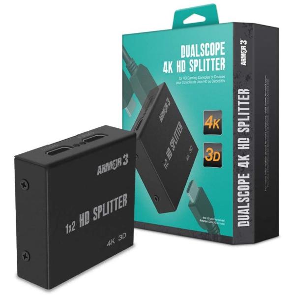 1つのHDMI映像信号を2系統に同時出力できる4K対応スプリッターです。ゲーム機やPCの映像を複数ディスプレイに分配できる便利なAV機器です。「Armor3 Dualscope 4K HDMI スプリッター」は、1つのHDMI入力を2つの出...