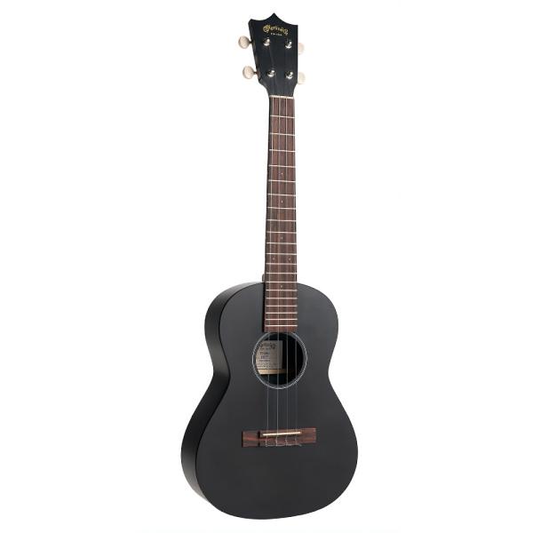 2024 September New ModelsModel:0X Tenor Uke BlackTop Material:Black HPLRosette:Multi-StripeBracing Pattern:Tenor Ukulele...