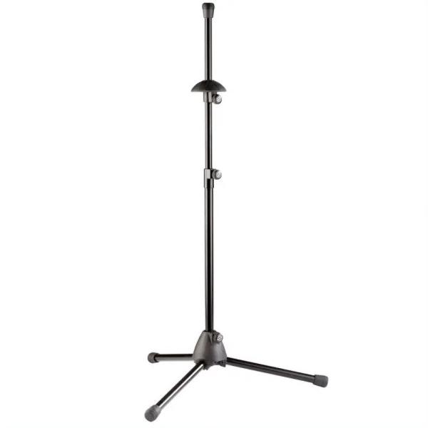 K&amp;M　トロンボーン用スタンド　【14985】　カラー：ブラック世界のトップブランドとして、最高の品質と信頼のスタンドメーカー『K&amp;M』。トロンボーン用スタンド。軽量かつ丈夫なスタンドとして大人気です。折りたたむと60cmと...