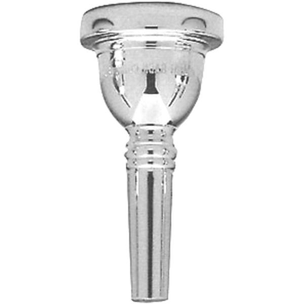 Vincent Bach ( ビンセントバック )のトロンボーン用マウスピース。6 1/2A モデルをベースに、深い響きを生み出すF スロート(6.53mm)と#413 バックボアを持つモデル。