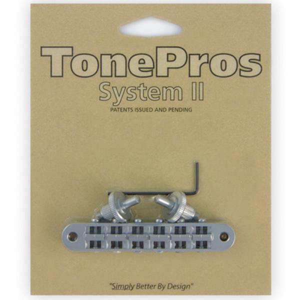 T3BPは、ナッシュビル・スモール・ポスト・タイプのTOM(Tune-O-matic)ブリッジです。多くのＵＳＡ製のギターのスタンダードブリッジ仕様です。サドルは溝加工付き仕様になっています。弦高、イントネーション調整後、ブリッジ本体とスタ...