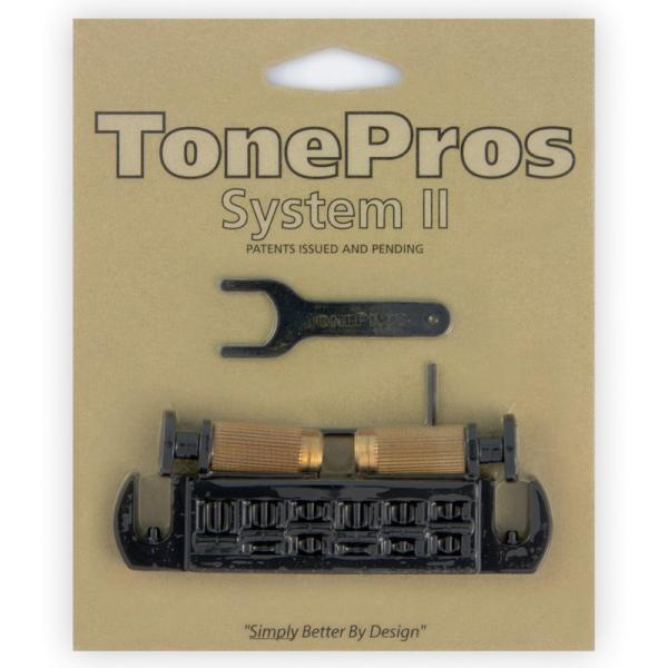 AVT2Pは、ワイドキャップタイプのロッキング・スタッド(SPRS2)を付属したブリッジとテールピースが一体となったラップアラウンドブリッジです。USA製のPRS等のスタッドマウントブリッジを取り付けたギターに適合します。サドルは溝加工付き...