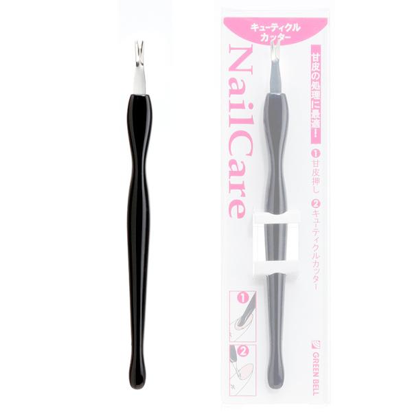 キューティクルケア。 甘皮の処理に最適！爪の甘皮を安全にカット！長く美しい爪を簡単に！ 【商品全長】 115mm 【商品重量】 4g 【パッケージサイズ】 H130xW37xD8mm【パッケージ重量】 10g【材質】 本体/ステンレス鋼 柄...