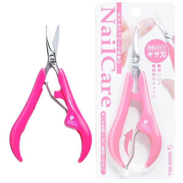 薄いツメ、細部のカットに。 握力が弱い女性にも使いやすいバネ式！ツメの薄い方・細部のカットに！【商品全長】 123mm 【商品重量】 18g【パッケージサイズ】 H149xW66xD12mm【パッケージ重量】 29g【材質】 刃部/ステンレ...