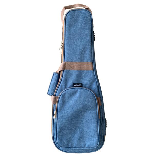 ORCASからデニム生地を使用したウクレレケースが登場。ケース側部と上部にそれぞれハンドルを採用することで、さらにウクレレの持ち運びが便利になりました。（内寸）およそ長さ：660mm肩幅：190mm尻幅：230mm（重量）およそ800g※掲...