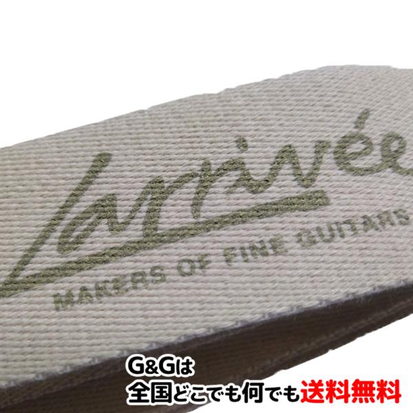Japan Limited Accessories Larrivee Logoが目を惹くストラップが登場。丈夫なCOTTON素材日本国内限定発売！！良質で手触りの良い素材のコットンは、滑りやすいナイロンに比べ、適度な摩擦によりプレイ中のヘッ...
