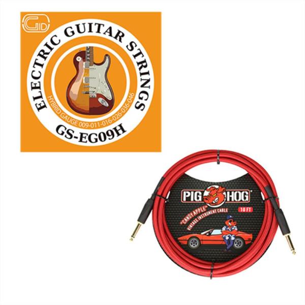 Vintage Series Instrument CablesModel  PCH10(10ft-約3m)    SS頑丈だけではなく、豊富なカラーをラインアップしたビンテージシリーズ。ケーブルの個性をいかんなく発揮し、高品質のサウンドを...