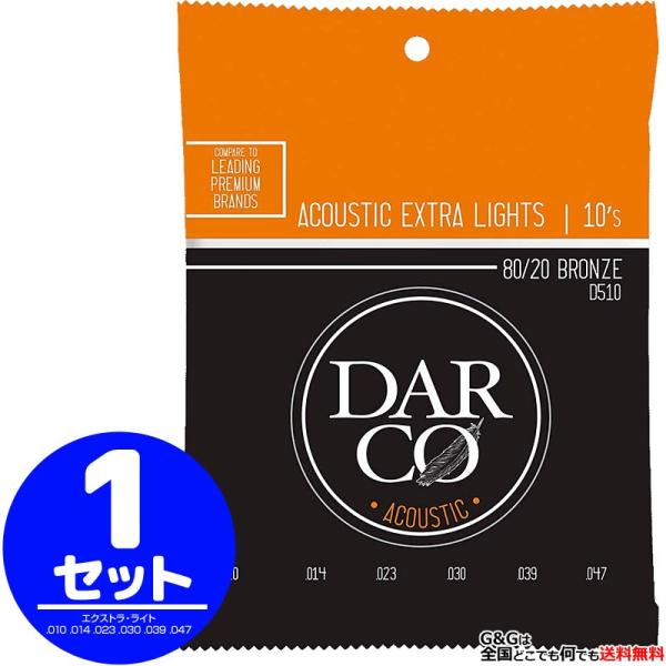 DARCO ACOUSTIC頻繁に新しい弦に張り替えなければならないミュージシャンには、ダルコのアコースティック弦が強い味方となるでしょう。リーズナブルでありながらも、錫メッキされたスチールコアワイヤとハイクオリティな巻き線を使用した高品質...