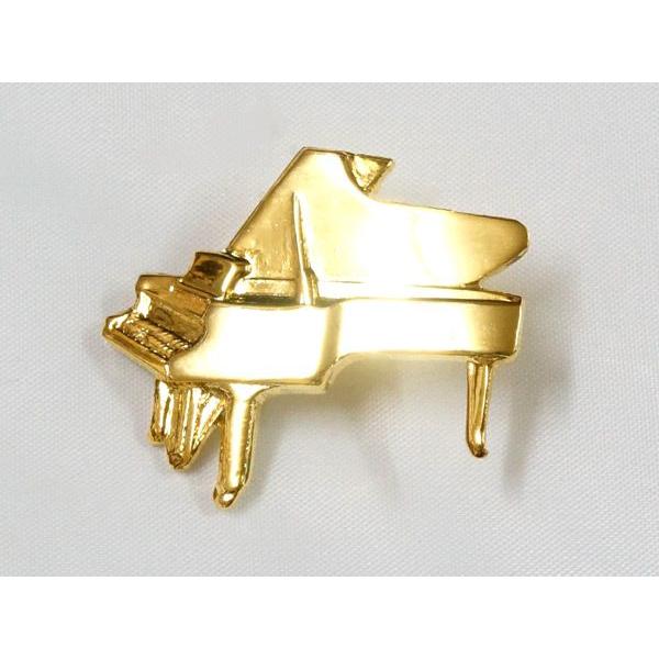 洋服や帽子、バッグに付けて、さりげなく音楽ファンをアピール♪プチギフトや、卒入学の贈り物にもおすすめです。サイズ：L/about 33mm素　材：真鍮MADE IN JAPAN