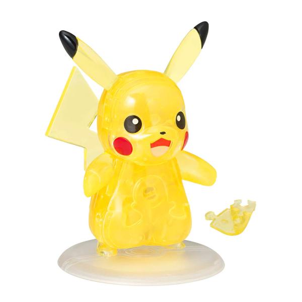 このパズルは透明ピースをくみ上げる立体ジグソーパズルです。完成すると、クリスタルのように美しく輝くインテリアとして楽しめます。シールを貼ればかわいい姿のピカチュウが出来上がります!該当ピース：29対象年齢：7歳以上パッケージサイズ：95×1...