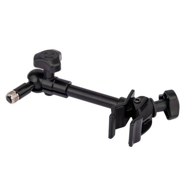 DG137Bは、マイクスタンドやシンバルスタンド、譜面台などに取り付け可能なマルチ・マウントです。確実に固定可能なボール・ジョイント構造により、360°あらゆる角度でセッティング可能。マイクスタンドや、ハイハット、シンバルスタンドにセットで...