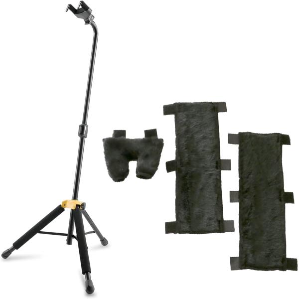 ■高さ：950 〜 1,150mm■ベース半径：310mm■折畳サイズ：710 x 155 x 110mm■許容重量：15Kg■自重：1.9Kg・AGS（オートグラブシステム）は、楽器の重量で下降し、同時にアームが上がりネックを掴むように保...