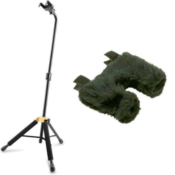 ■高さ：950 〜 1,150mm■ベース半径：310mm■折畳サイズ：710 x 155 x 110mm■許容重量：15Kg■自重：1.9Kg・AGS（オートグラブシステム）は、楽器の重量で下降し、同時にアームが上がりネックを掴むように保...