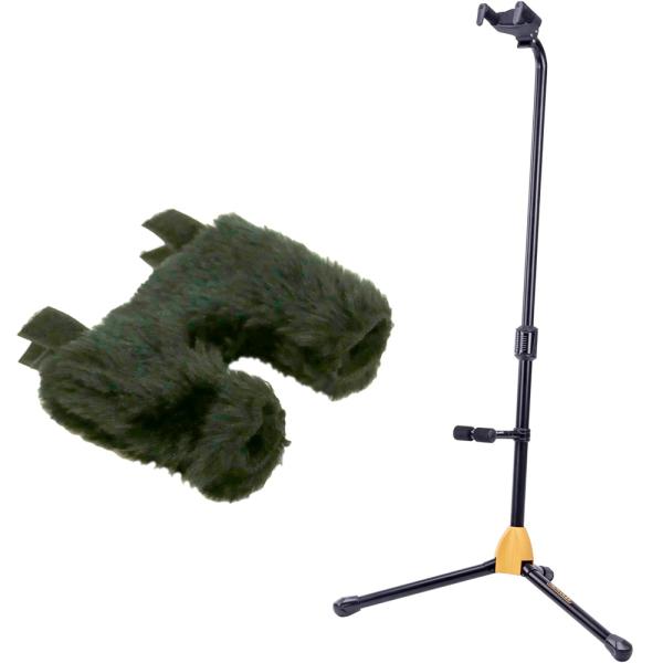 【ハーキュレス HERCULES GS412B PLUS ギタースタンド】ギターのバック面でボディ部を受ける変形ギター対応の吊り下げ型ギタースタンドです。新形状へ更新されたAGS（オートグラブシステム）は、楽器の重量で下降し、同時にアームが...