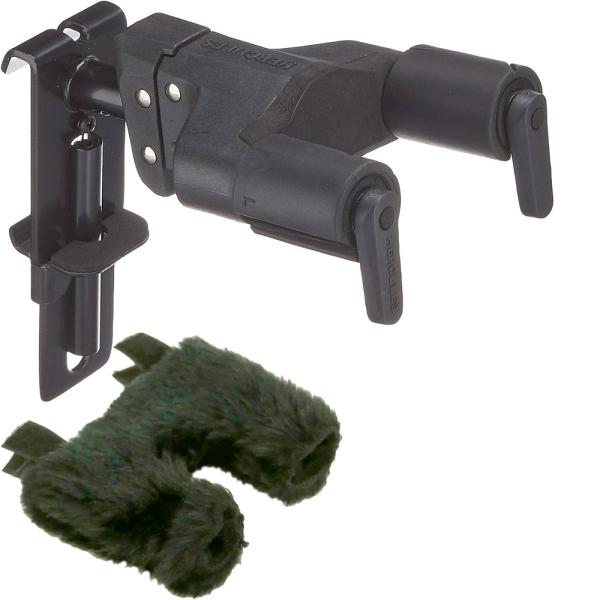 HERCULES GSP39HB PLUS ハーキュレス ギターハンガーソリッドボディーのギターやベースに適したショートネックのハンガー。セキュリティロック付きグリッドウォールマウントタイプです。注：本製品を取り付ける側のネットの耐荷重や強...