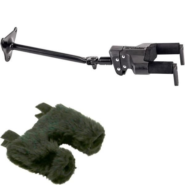 HERCULES GSP40WB PLUS ハーキュレス 壁面ネジ止めタイプ ロングアーム ギターハンガーフルサイズボディのアコースティックギターなどに適したロングネックのハンガー。壁面にネジ止めするタイプです。アジャスタブル・ヨーク(AD...