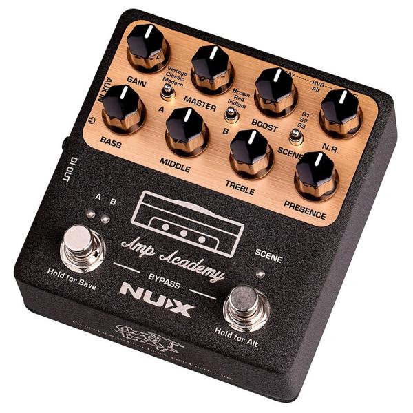 World-class Stompbox Amp ModelerAmp Academy (NGS6)アンプアカデミーは、IRと基本的なエフェクトを内蔵したアンプモデラー。6つの伝説的なアンプをリアルに再現します。サードパーティIRデータのロ...