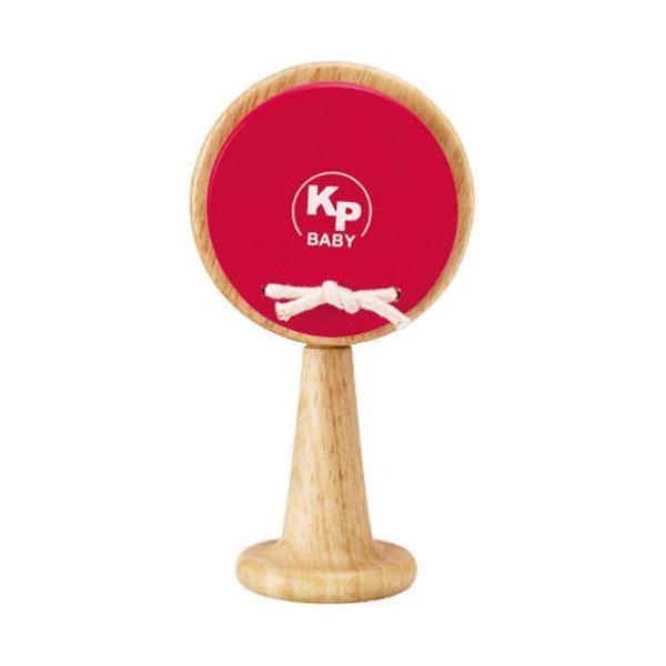 小さな子どもが初めて触れる楽器として本物感を大切に作った楽器。簡単に音が出せることで興味を持ち、自分の手の動きで音・リズムを作り出す事を自然の動きの中で覚えていきます。■サイズ：140×70×45mm■素材：ラバーウッド【ラッピング無料！！...