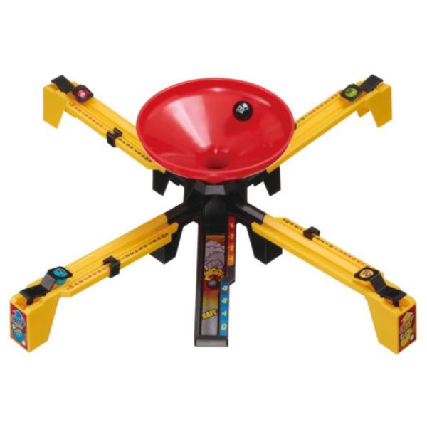 爆発前ギリギリにシェルターに逃げ込め！究極のタイミングを競うアクションゲームです。爆弾が落ちるギリギリのタイミングが高得点ですので、逃げるのが速すぎてもダメ。点数が低くなります。ルールはかんたんで、短時間決着、プレイ人数は２〜4人。ご家族で...