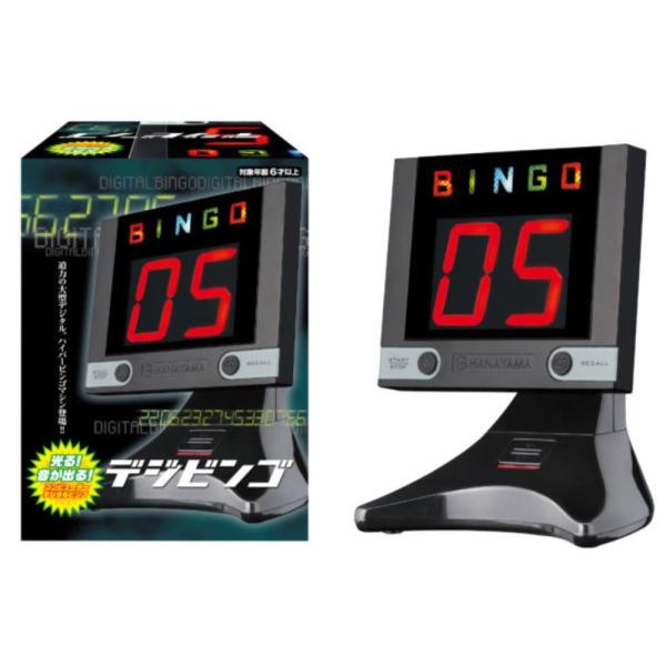 光る！音が鳴る！大迫力デジタルビンゴマシン！ 簡単操作でデジタル番号をランダムに表示できます。「電源切り忘れ防止機能」「ボリューム調節機能」などを搭載。大型LED画面と3色LEDライトでビンゴゲーム大会を盛り上げます。新年会、忘年会、結婚式...