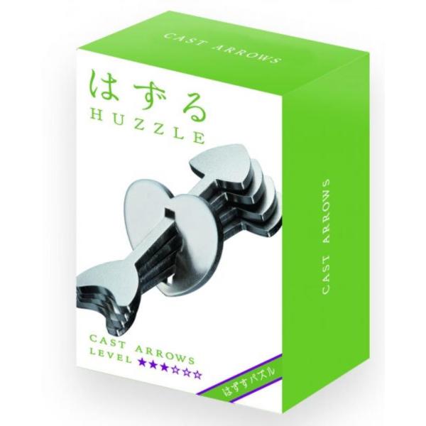 ハートに４本の矢が刺さっているデザイン、恋のキューピッドのいたずらでしょうか？それぞれの矢をじっくりと見てハートから引き抜いてください。 新星ロシアのパズル作家Andrei Ivanovのデザイン。