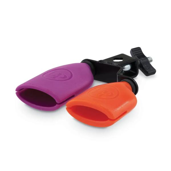 Agogo Bellをベースに開発された今までにない楽器です。約短3度のピッチ差を付けた２つのベル音が得られます。LPアイボルトでマウントできます。