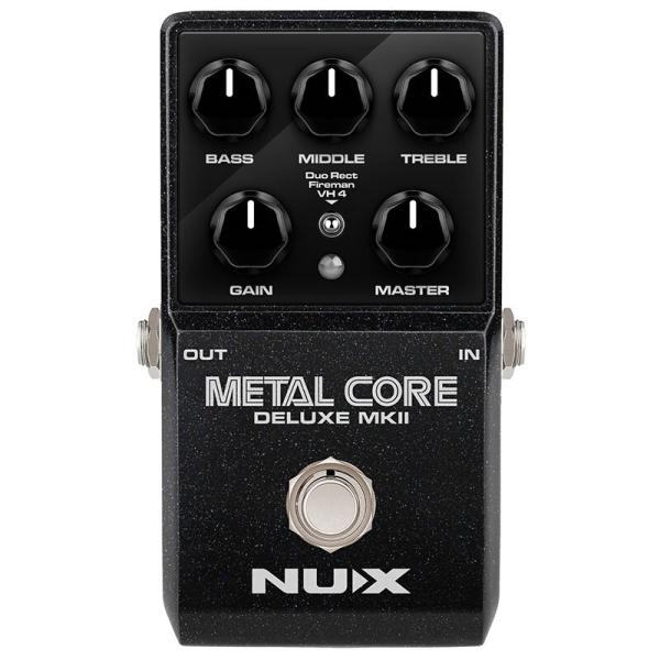Metal Core Deluxe MKII3つのモデル（Duo Rect、Fireman、VH 4）を搭載したハイゲインプリアンプペダル。ノイズゲートと各アンプに対応するキャビネットIRも内蔵しています。PCに接続し、エディターソフトウェ...