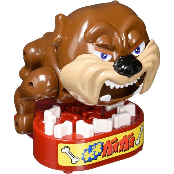 9つの骨のボタンの中からハズレを押すとガオガオが噛み付いてきます。噛み付かれた人が負けのドキドキゲームです。【商品サイズ】90×114×105mm※パッケージおよび仕様は改良の為掲載商品と異なる場合がございます。 予めご了承ください。