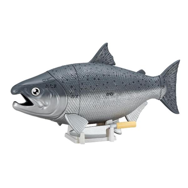 遊んで学べ、お寿司も作れる？！「キングサーモンの部位がわかるパズル」が登場！ばらばらの34パーツを組んでキングサーモン??を完成させよう！寿司ネタで人気の「み」がとれる「せみ」「はらみ」はもちろん、希少部位の「ハラス」「すじこ」もパズルピー...