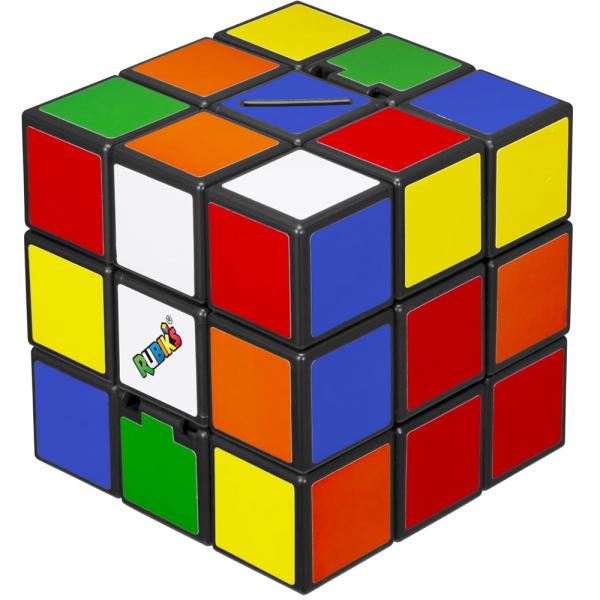 実際に回すことができる巨大ルービックキューブ貯金箱が登場！青面から５００円玉を１００枚入れることができます。緑の一面を揃えるとロックが解除されて硬貨が取り出せます。一面攻略書付属で、攻略書があれば誰でも開けることができます。商品サイズ(Ｗ)...