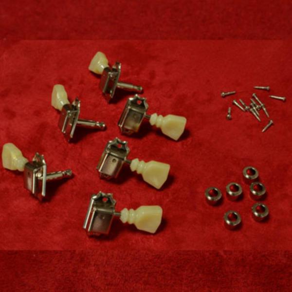 Original Kluson同様に、既成品の殆どに使用されている鉄製のポストから、ブラス製のポストへ、また内部のワッシャー等もプラスティックからブラス製に変更することで、より音楽的なサウンドが得られます。75年までのギブソンの一部モデルに...