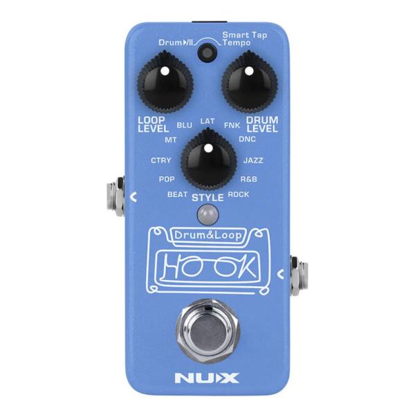 mini Drum &amp; LoopHOOK (NDL-3)自動テンポ検出機能付きドラム＆ルーパーペダル。6分間の録音/オーバーダビングが可能です。フレーズループを録音しドラムを再生すると録音したテンポでドラムが再生されます。また、スマ...