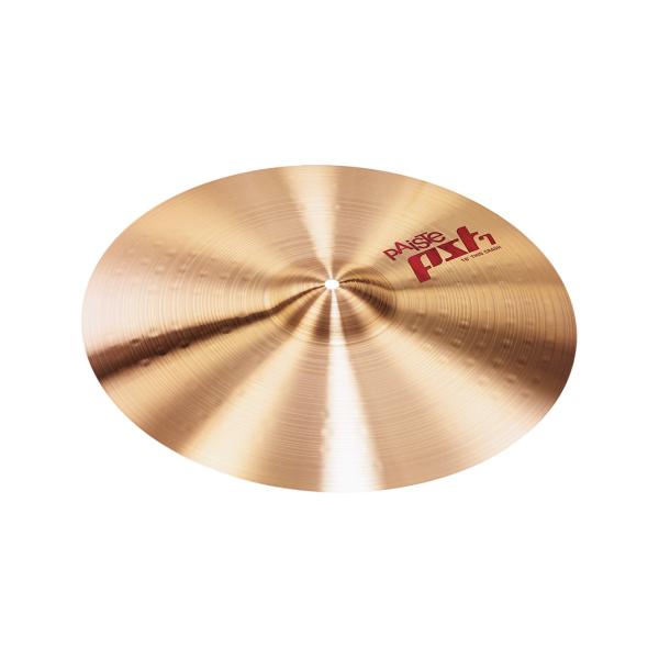 Paiste PST 7シリーズは、明るくクリーンなトップエンドと深みのあるロー・ミッドが特徴です。Paisteの伝統的なサウンド、ルックス、フィーリングを好むドラマーのための手頃なラインです。素材は伝説的な2002シリーズに由来する"Cu...