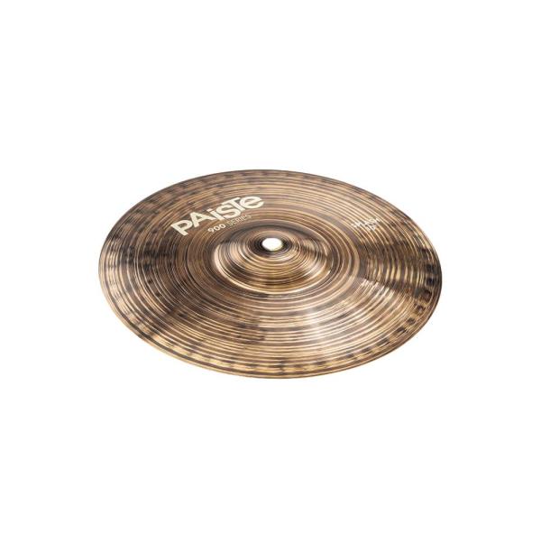 Paiste 900シリーズ「Splash（スプラッシュ）」は、ミディアム・ブライト・サウンドのスプラッシュ・シンバルです。反応の良い、弾けるようなサウンドが特徴。さまざまな音楽でアクセントになるシンバルです。サイズ：10インチ